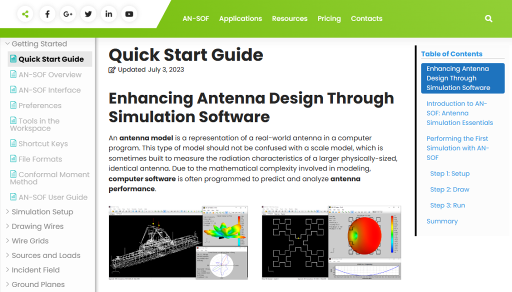 The Antenna Lab › An Sof Antenna Simulation Software