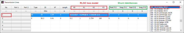 Adding Transmission Lines › AN-SOF Antenna Simulation Software
